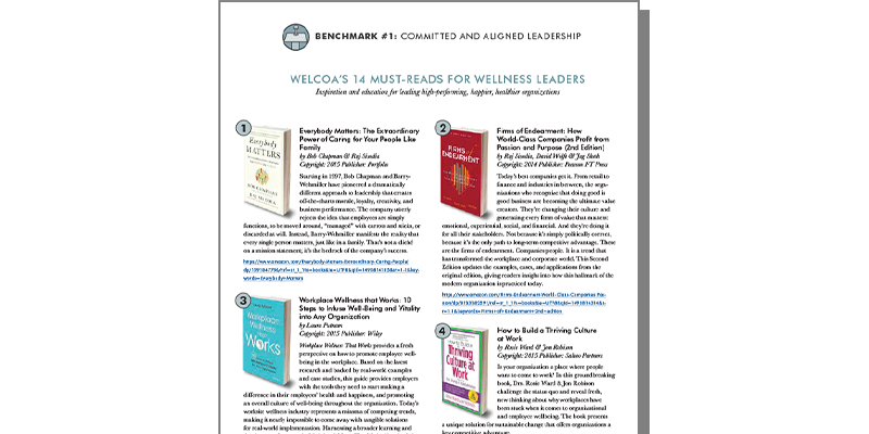 14 Must-Read Books for Workplace Wellness Leaders