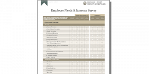 Employee Wellness Needs & Interest Survey | WELCOA