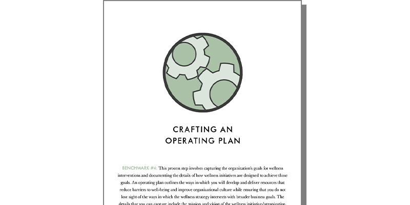 Wellness Program Operating Plan Template