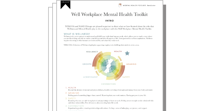 Well Workplace: Mental Health Toolkit - Wellness Alliance Well Workplace: Mental Health Toolkit - Wellness Alliance
