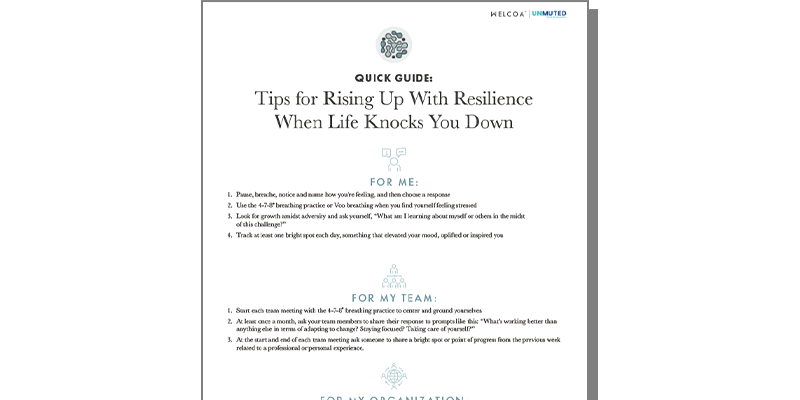 Tips for Rising Up With Resilience When Life Knocks You Down - Wellness ...