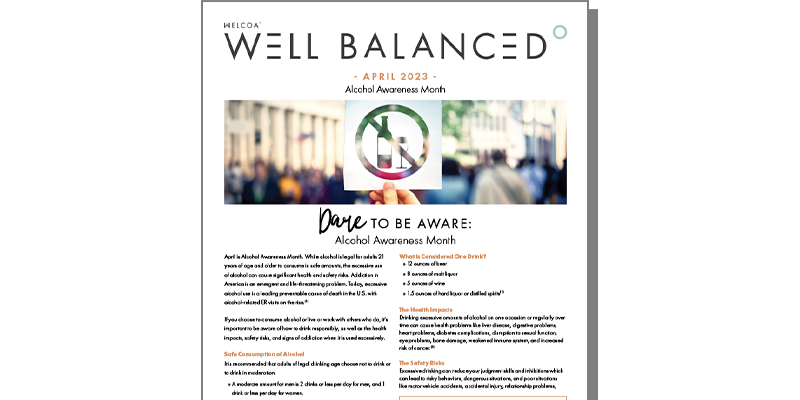 Well Balanced - April 2023 - Wellness Alliance