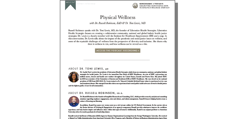 Physical Wellness - Expert Interview with Dr. Russell Robinson and Dr ...