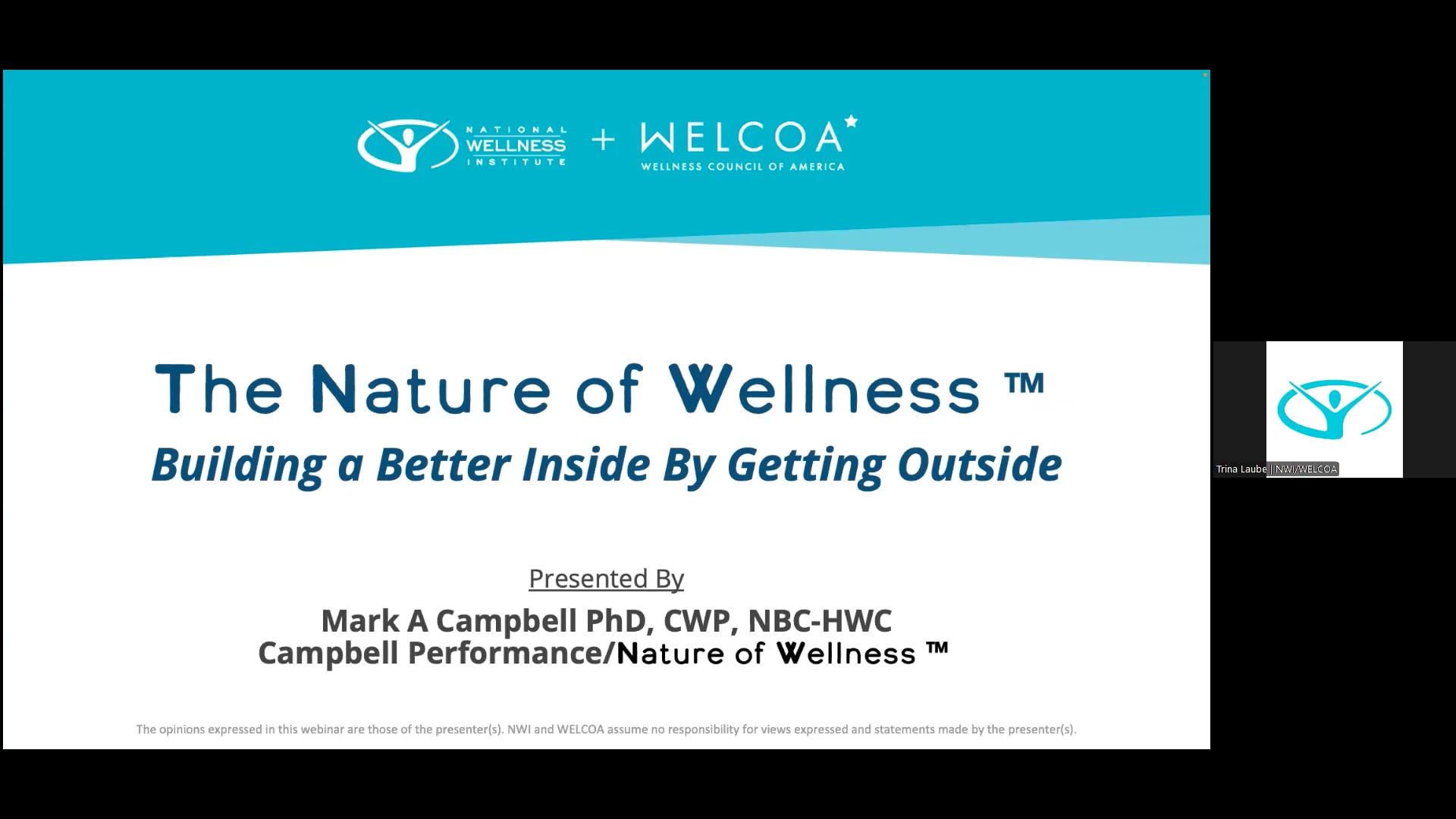 The Nature of Wellness™: Building a Better Inside by Getting Outside ...