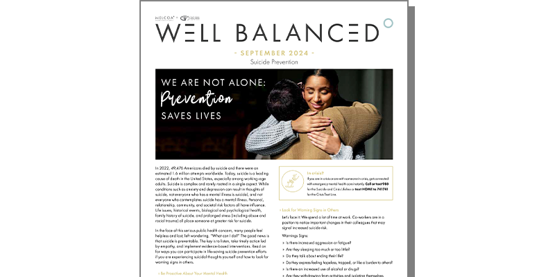 Well Balanced - September 2024 - Wellness Alliance