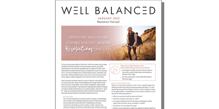 Well Balanced-January 2025 - Wellness Alliance